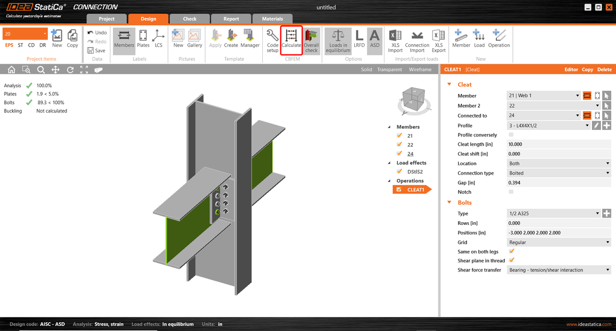 ETABS BIM link tutorial for connection design | IDEA StatiCa