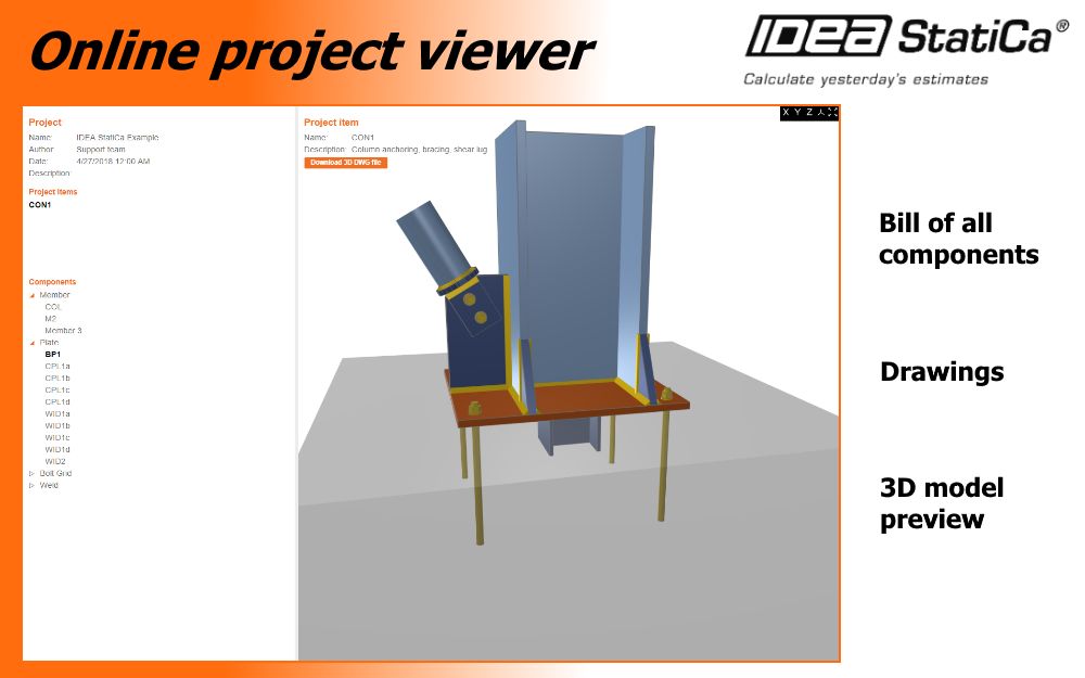 Online project viewer | IDEA StatiCa
