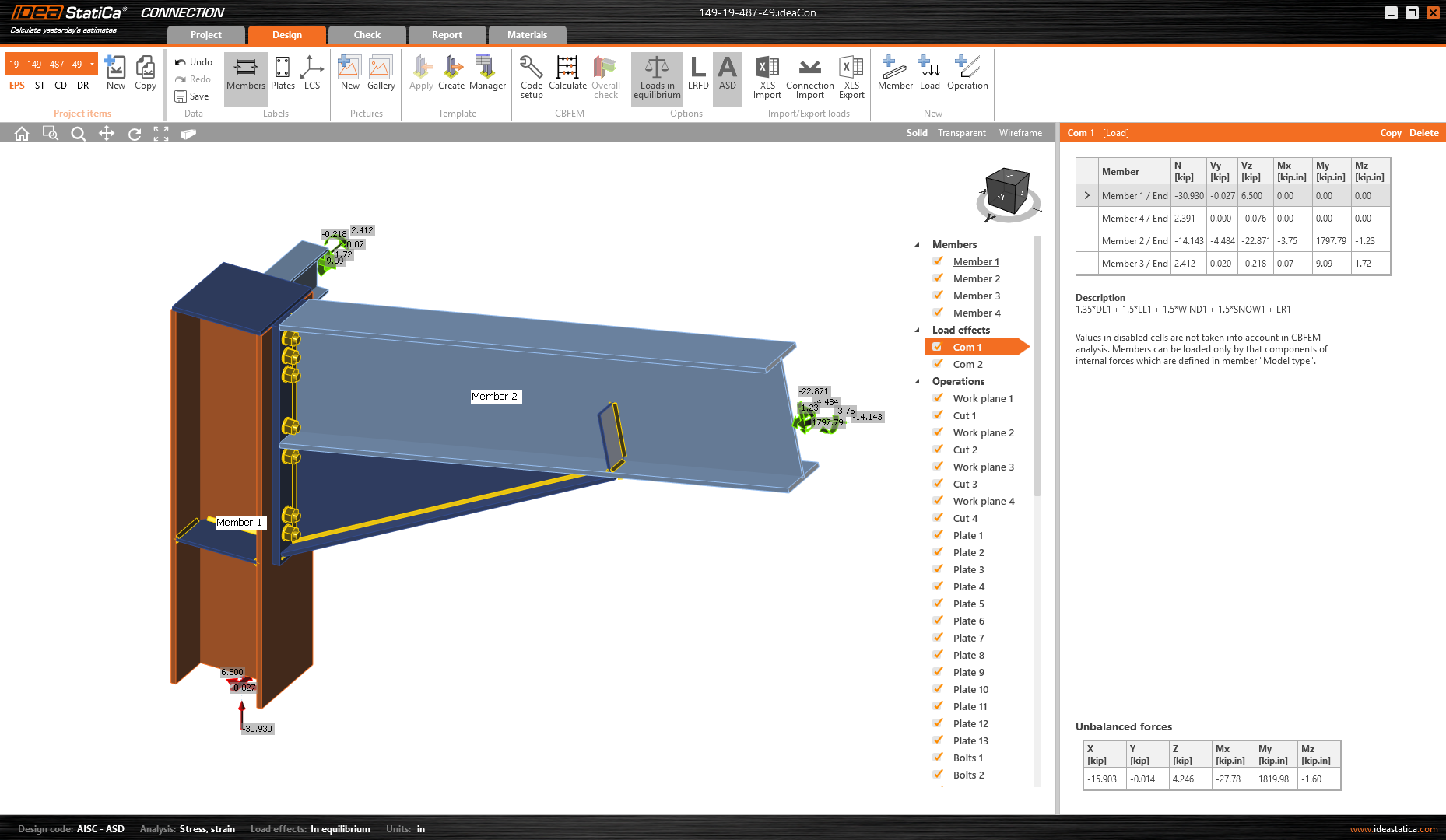 Revit BIM link for the structural design of a steel connection (EN ...