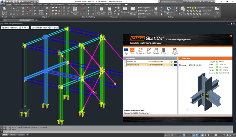 How does IDEA StatiCa work with CAD applications | IDEA StatiCa