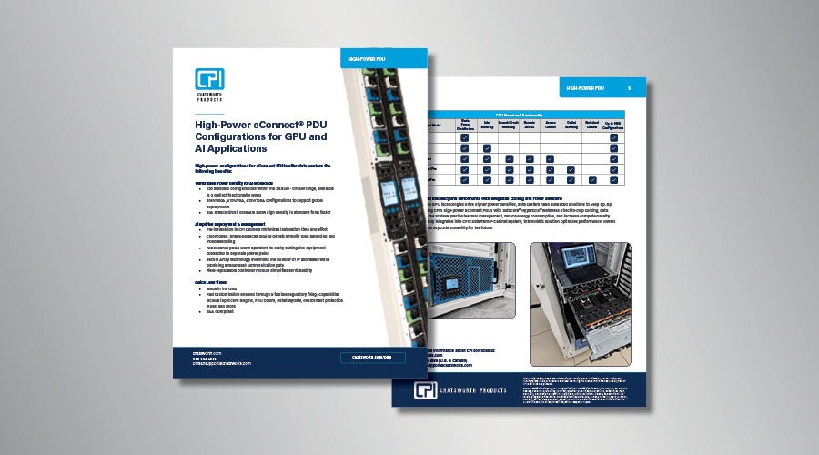 eConnect® Power Distribution Units (PDUs)
