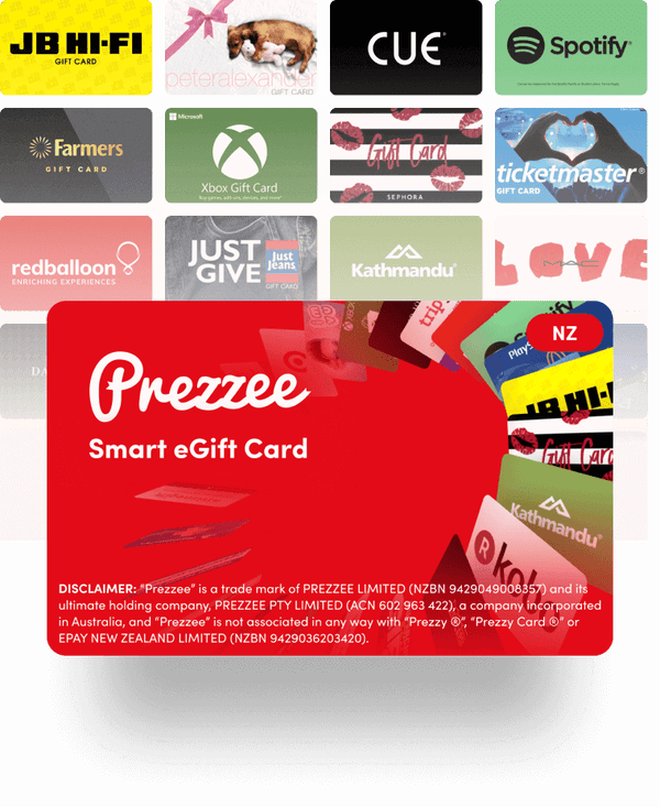 Prezzee NZ | Digital Gift Cards and Vouchers Online