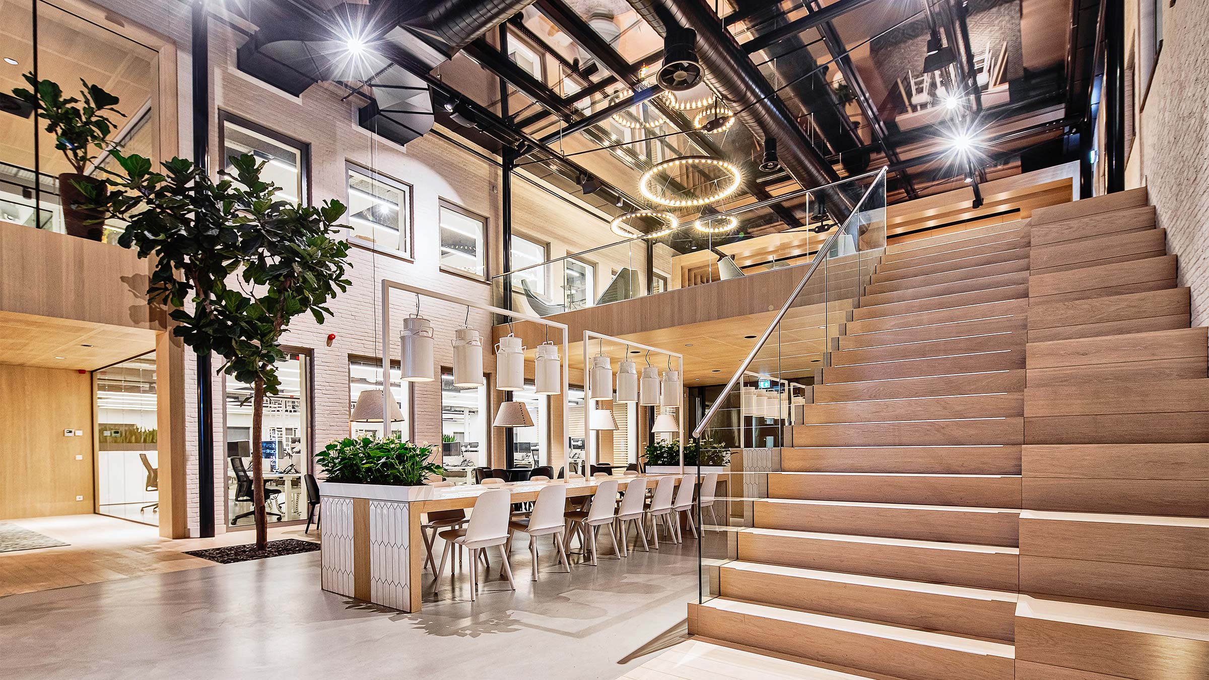 Complete Ivory Oak makeover for Interfood in Bladel